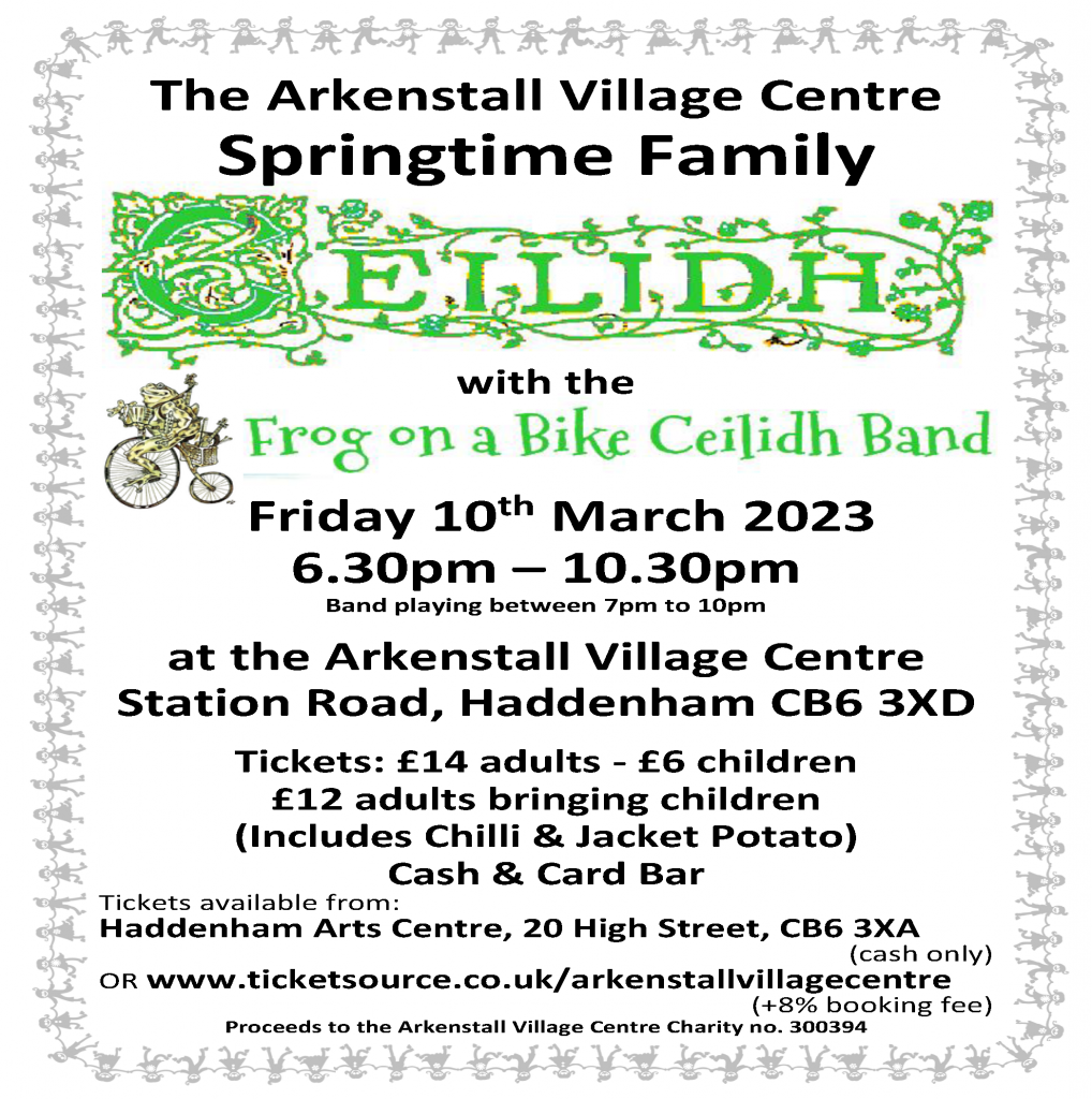 2023 ceilidh poster updated | Arkenstall Village Centre